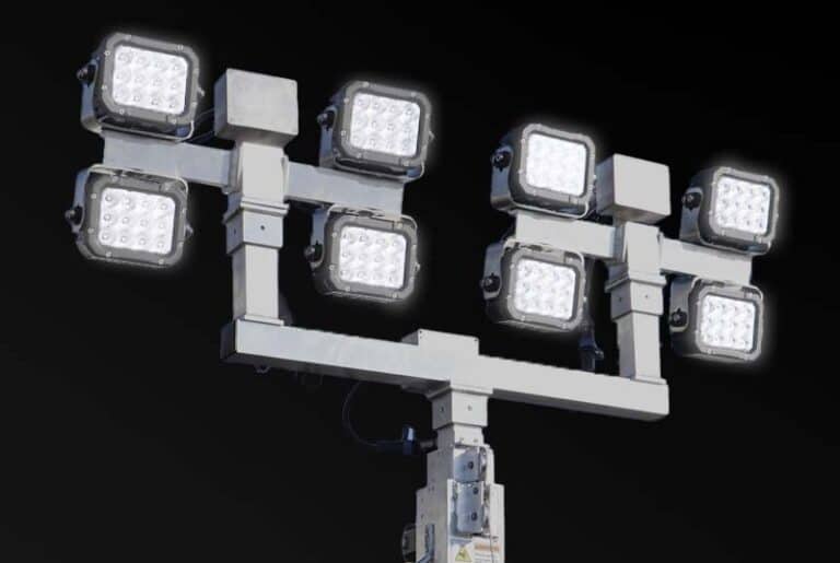 Mini Light Tower | Work Lights | Construction Cam